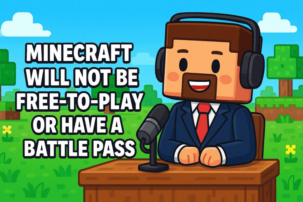 Minecraft Will Not Be Free-to-Play or Have a Battle Pass | GGServers Blog