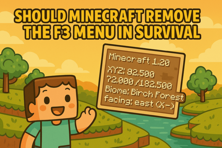 Should Minecraft Remove the F3 Menu in Survival Mode? | GGServers Blog