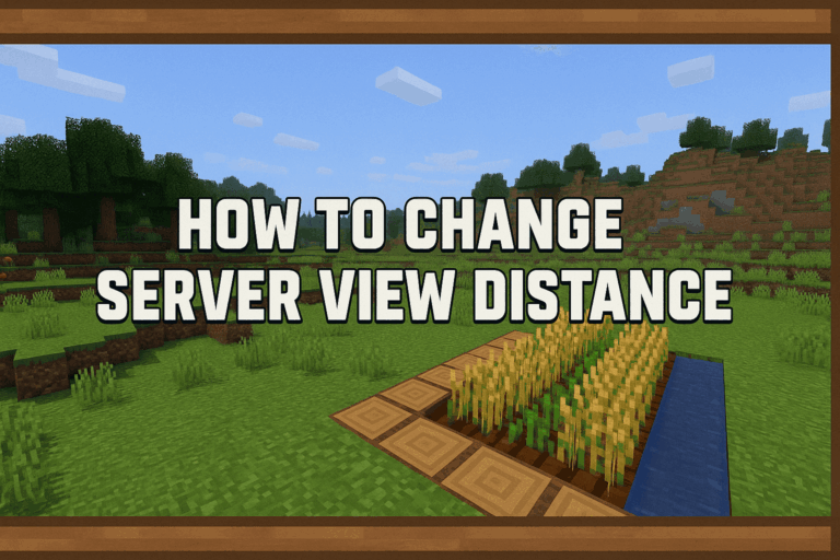 Lower Your Minecraft Server View Distance (And How to Do It ...