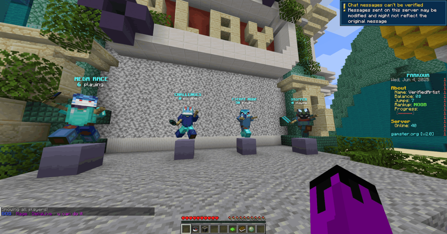 Top 10 Minecraft Parkour Servers in 2025 | GGServers Blog