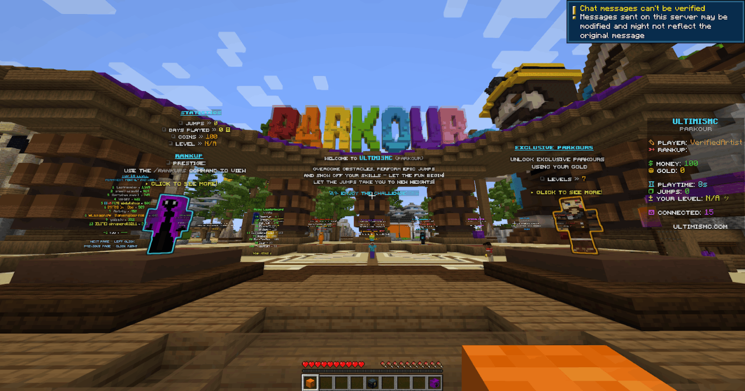Top 10 Minecraft Parkour Servers in 2025 | GGServers Blog