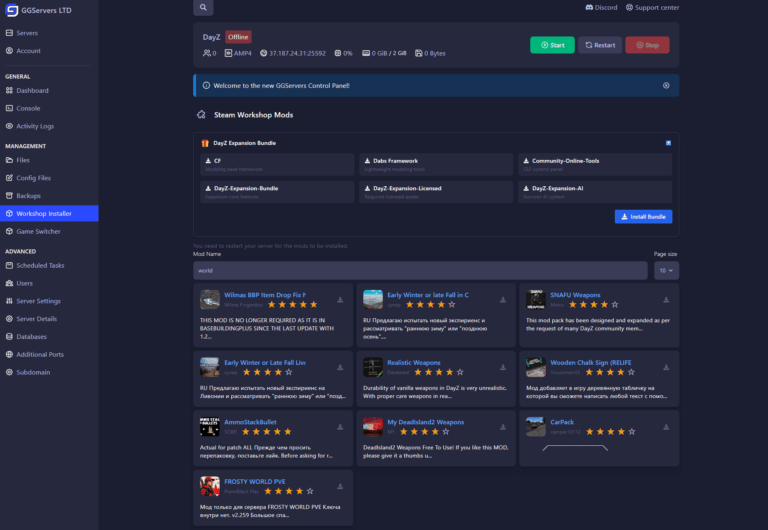 Install Steam Workshop Mods Automatically on any Server | GGServers Blog