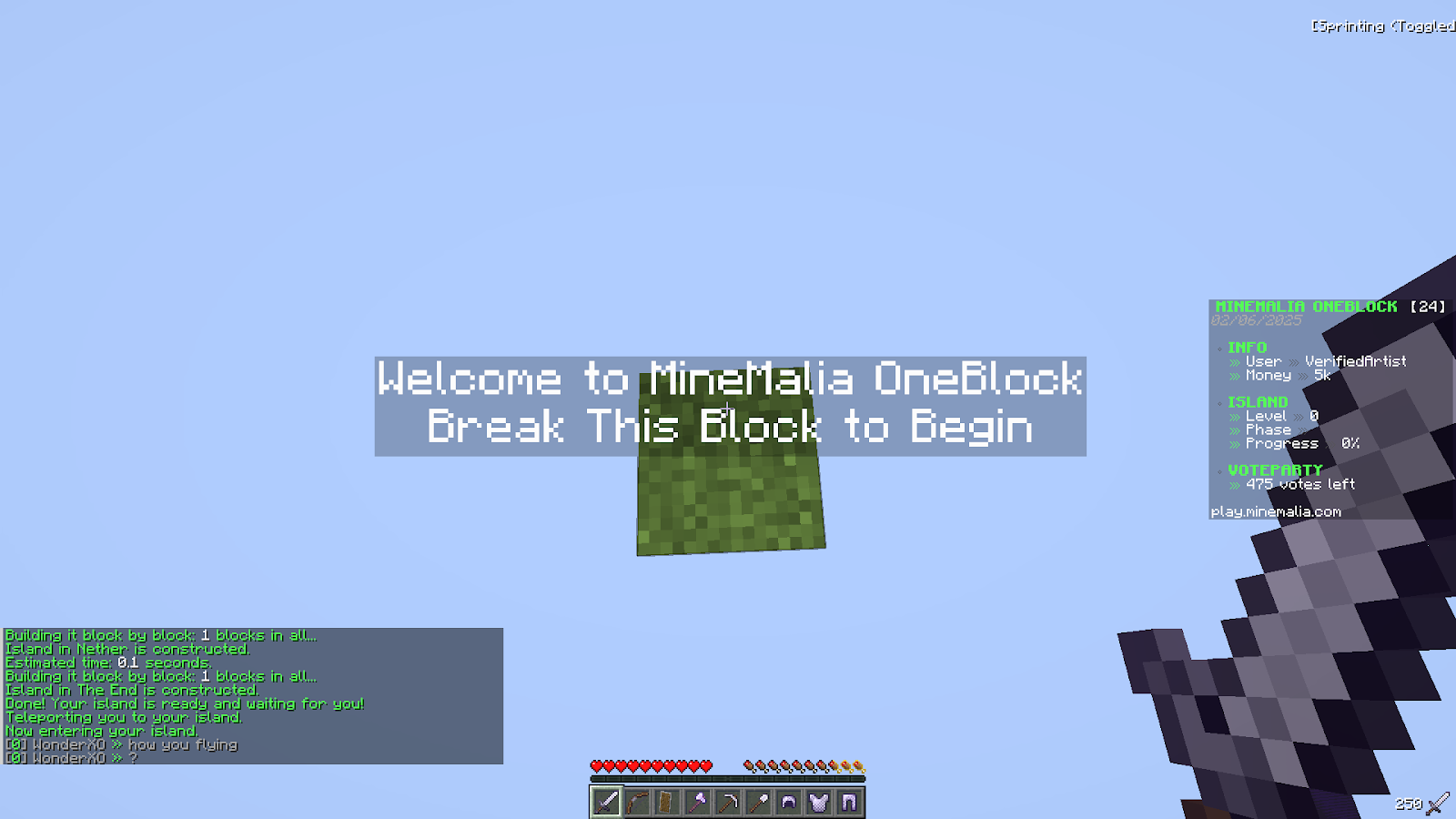 Top 10 Minecraft Oneblock Servers in 2025 | GGServers Blog