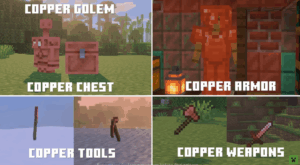 Copper Golem Returns! Copper Tools, Armor, and Chests Coming ...