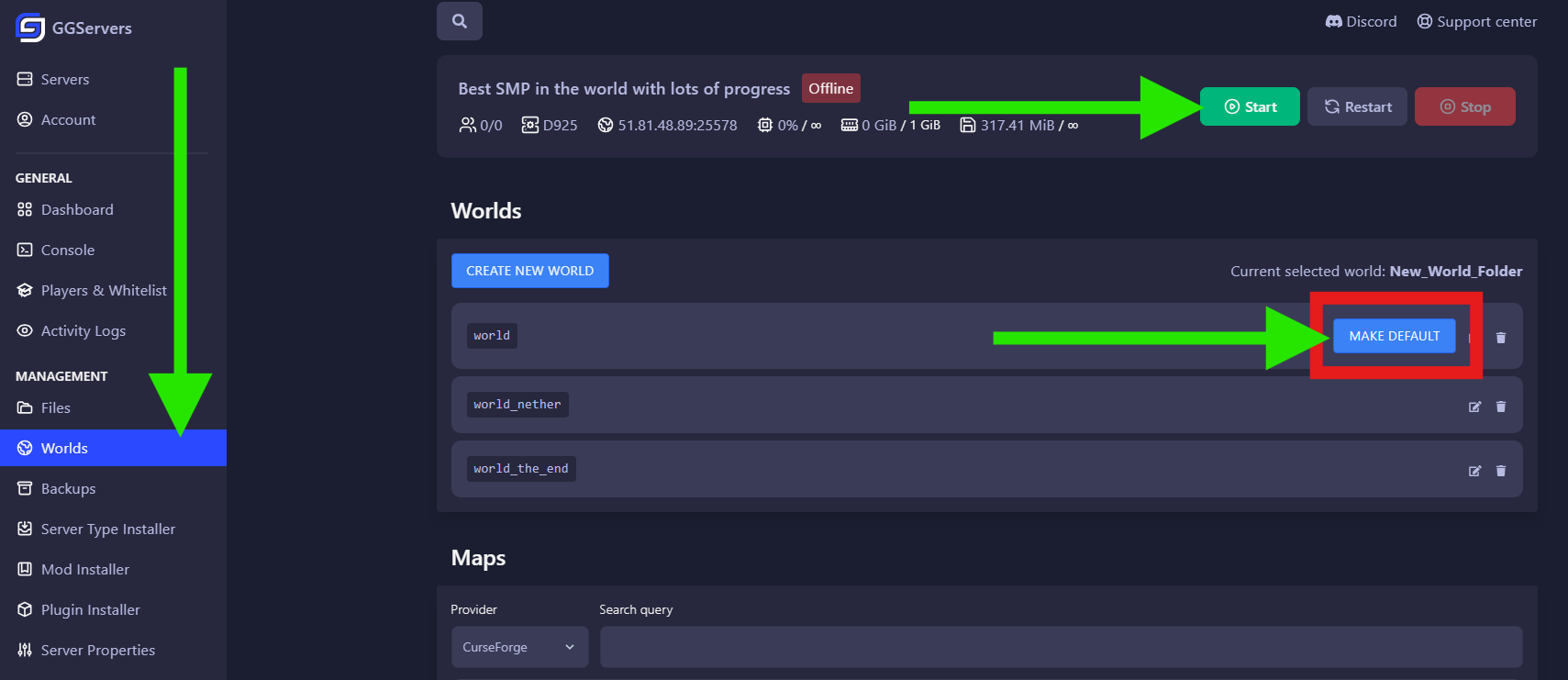 How to Upload a World to Your Server - GGServers Knowledgebase
