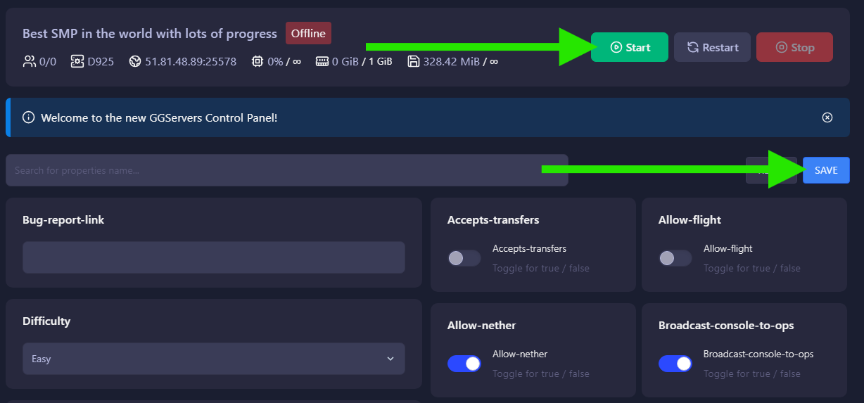 How to View and Change Your World Seed - GGServers Knowledgebase