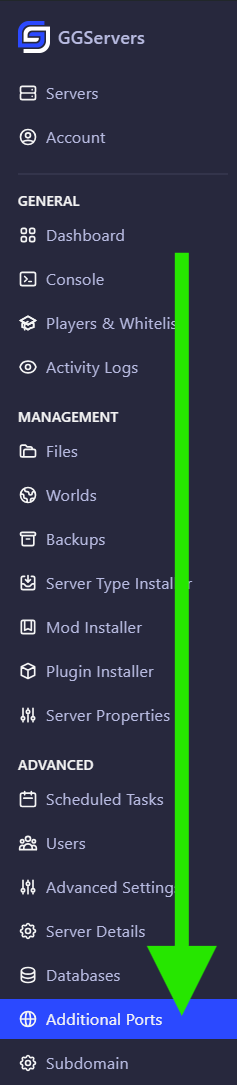 How to Find an Additional Port for Your Plugin/Mod - GGServers Knowledgebase
