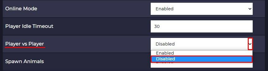 How to Turn PVP on or off - GGServers