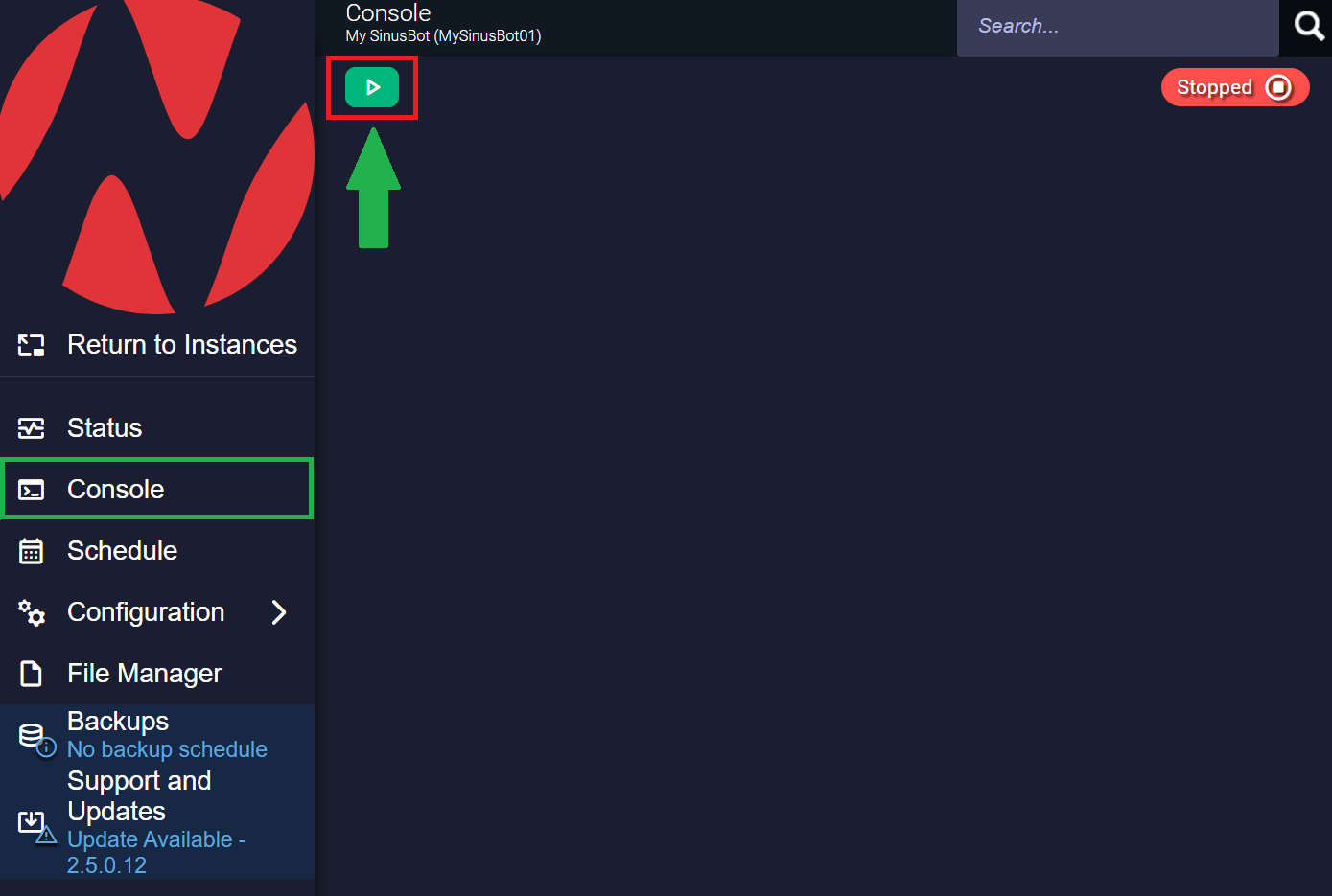 Getting Started - SinusBot - GGServers Knowledgebase