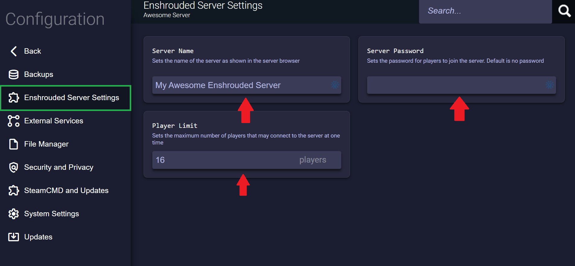 Enshrouded Server Settings - GGServers Knowledgebase
