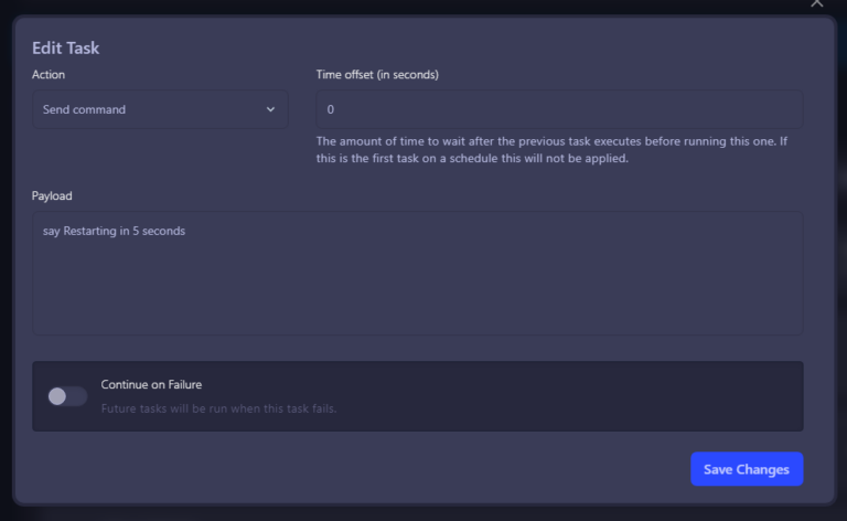 How to Setup Automatic Restarts with Offset Messages - GGServers Knowledgebase