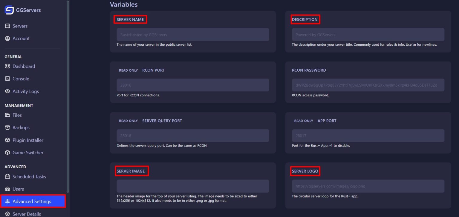 How to Change Appearance of Your Rust Server - GGServers Knowledgebase