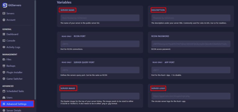 How to Change Appearance of Your Rust Server - GGServers Knowledgebase