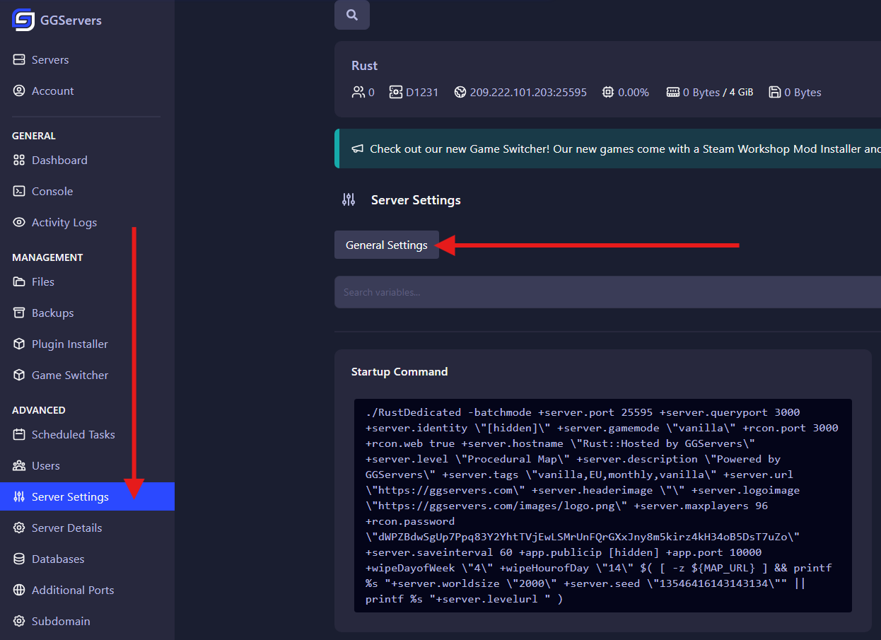 How to Change Rust Server Gamemode to Softcore - GGServers Knowledgebase