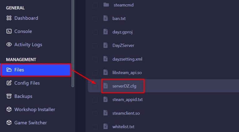 DayZ Server - How to Change the Map - GGServers Knowledgebase