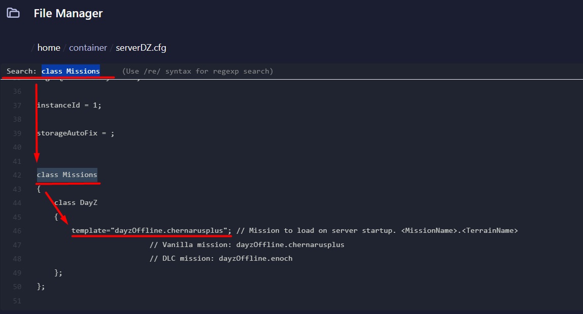How to Change the Map on Your DayZ Server - GGServers Knowledgebase