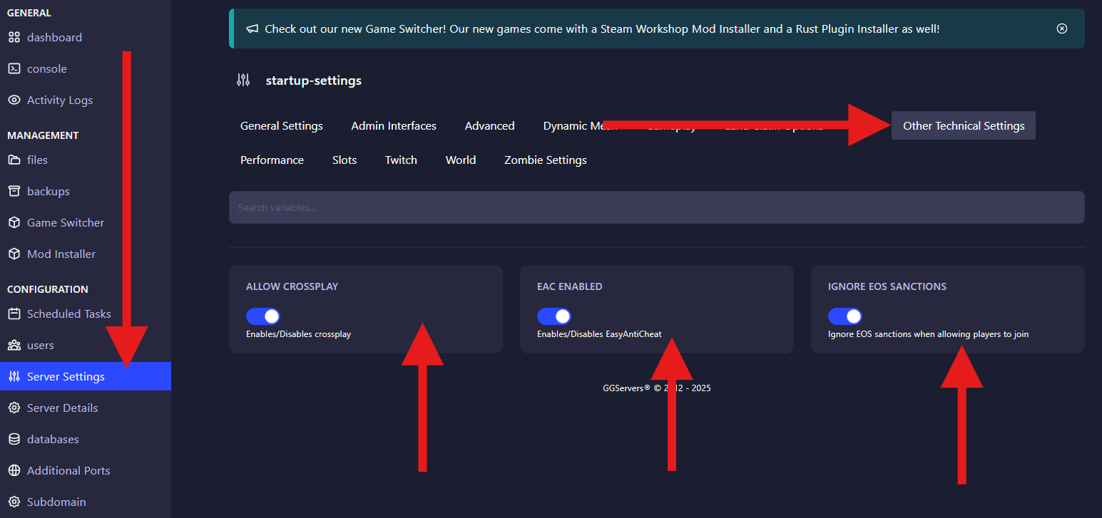 How to Set Up a 7 Days to Die Crossplay Server for Consoles - GGServers Knowledgebase