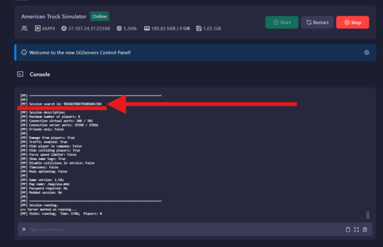 How to Connect to Your American Truck Simulator Server - GGServers Knowledgebase