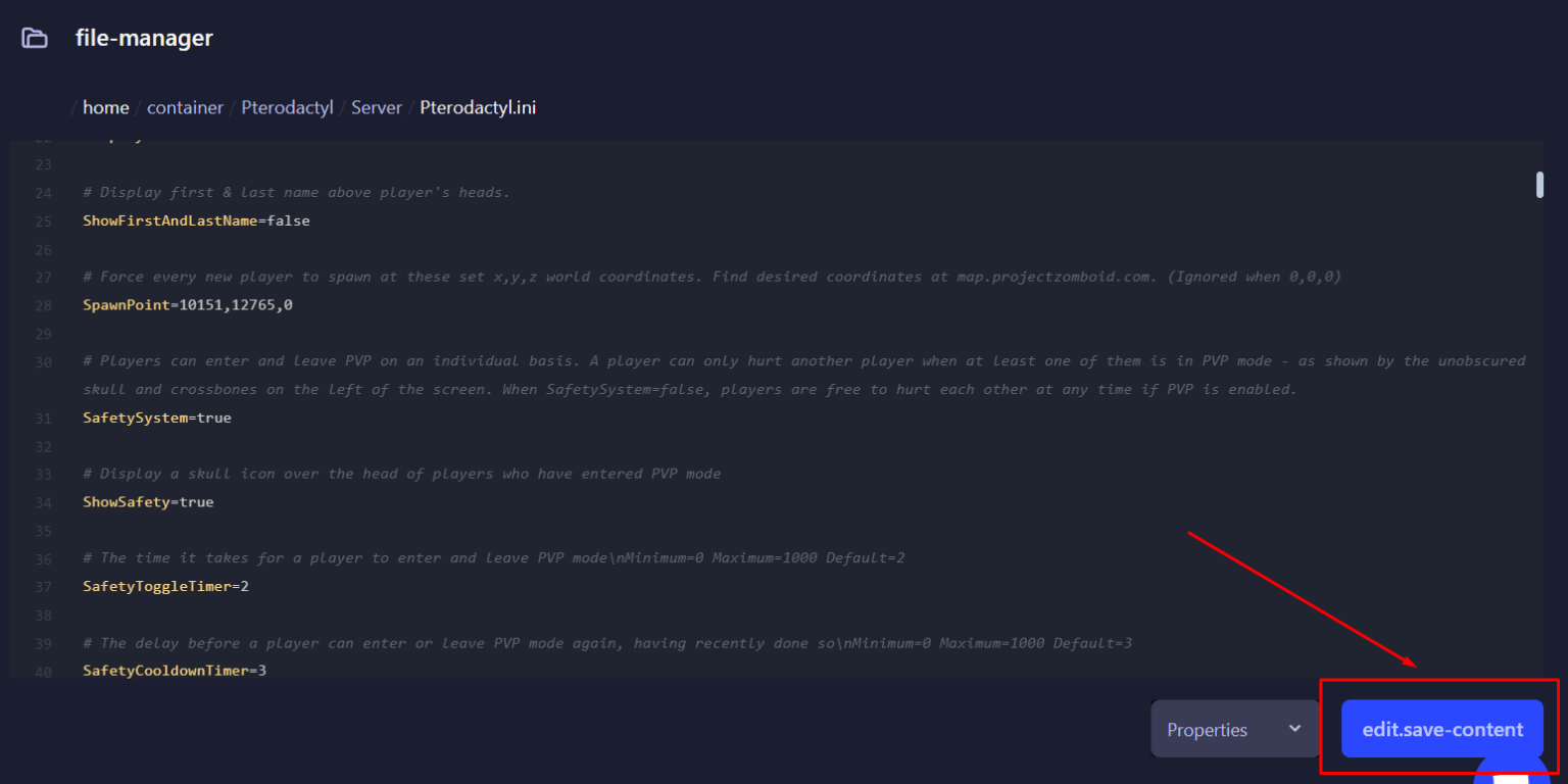 How to Set the Spawn Point of Your Project Zomboid Server - GGServers Knowledgebase