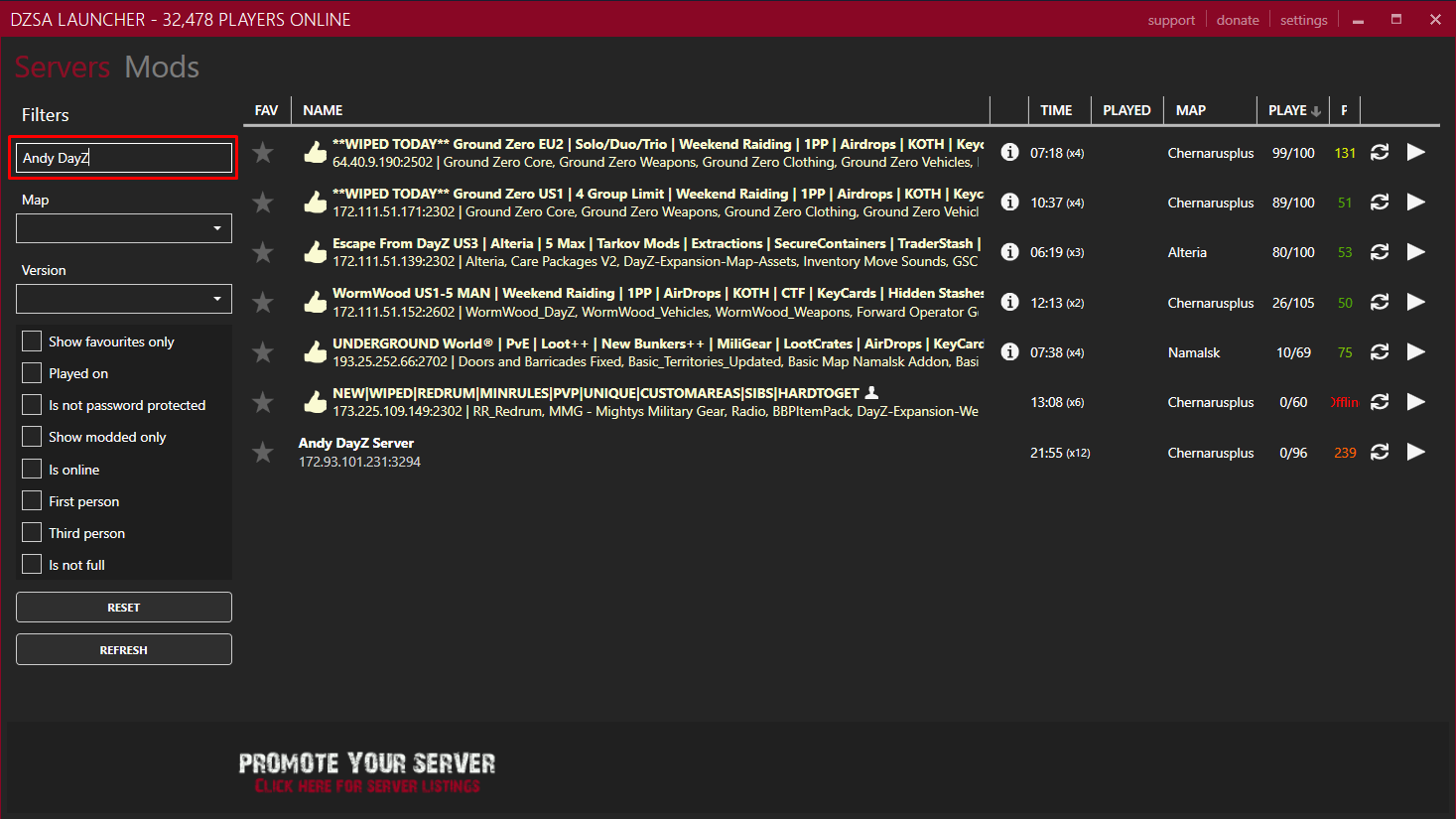 How to Join your DayZ Server using the DZSA Launcher - GGServers Knowledgebase
