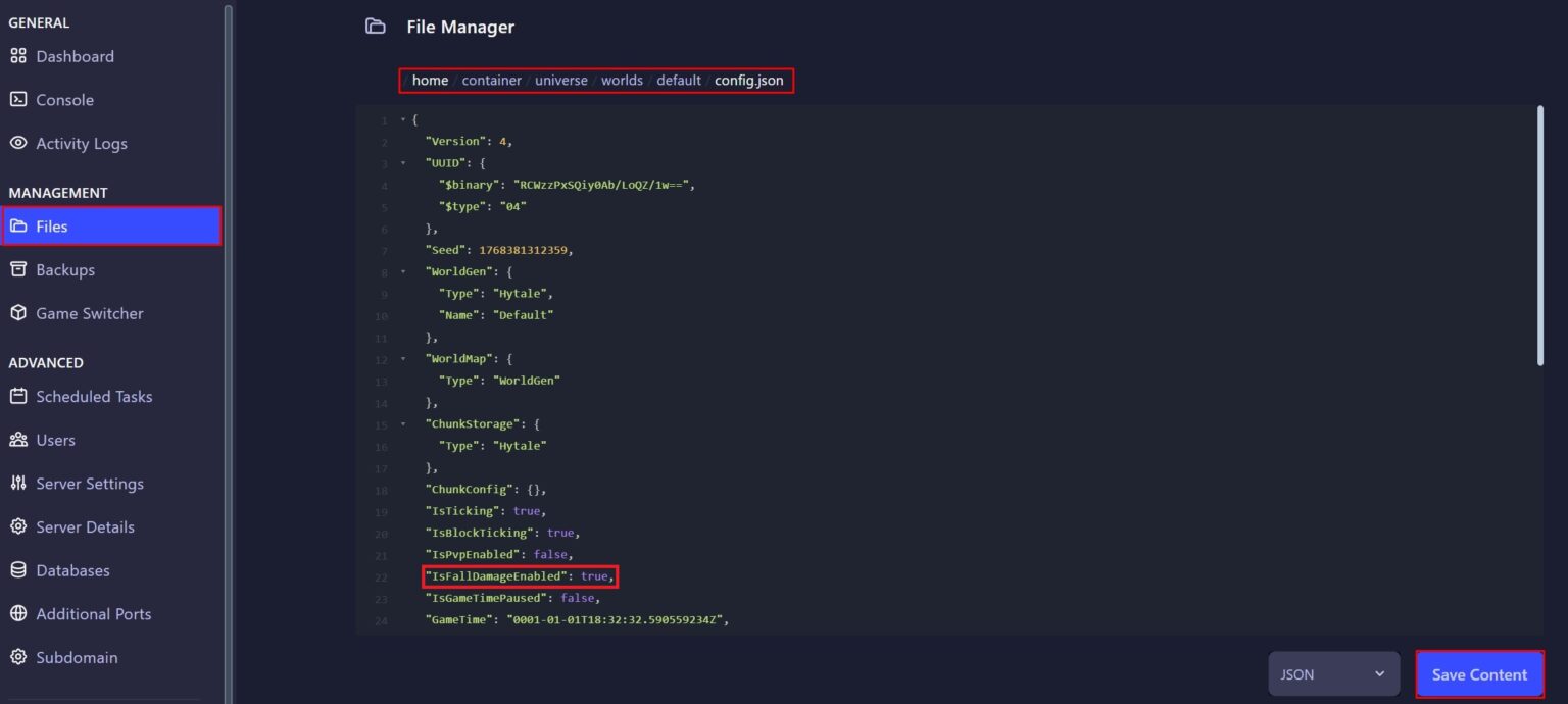 How to Disable/Enable Fall Damage on Hytale Server - GGServers ...